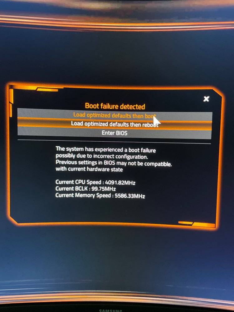 boot failure detected 해결법이 뭔가요 : 지식iN