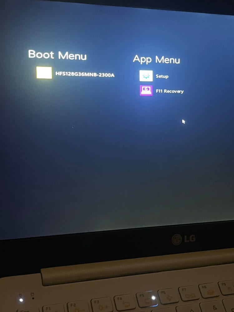 LG Boot menu : 지식iN